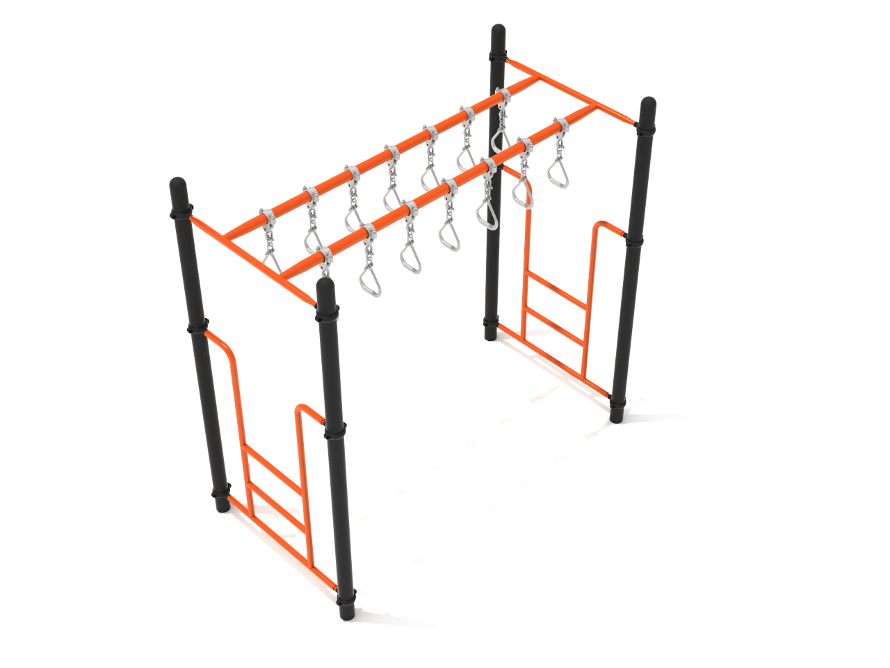Double Straight Swinging Ring Ladder - Recreation Installations ...